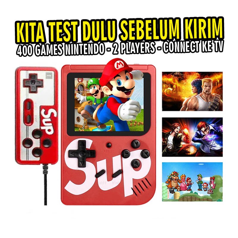 Jual Sup Gameboy Game Console 3 Inch 400 permainan Games Retro FC ...