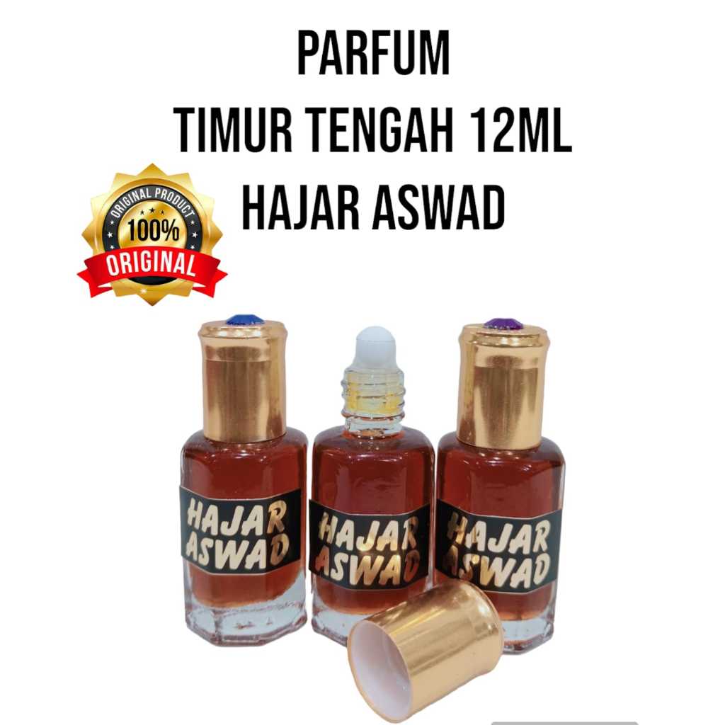 Jual ( 12ML HAJAR ASWAD ) PARFUM ROLL ON 12ML TIMUR TENGAH | Shopee ...