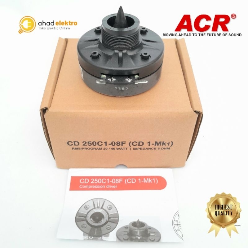 Jual Driver Compression Tweeter ACR CD 250C1 08F MK1 1inch ORIGINAL ...