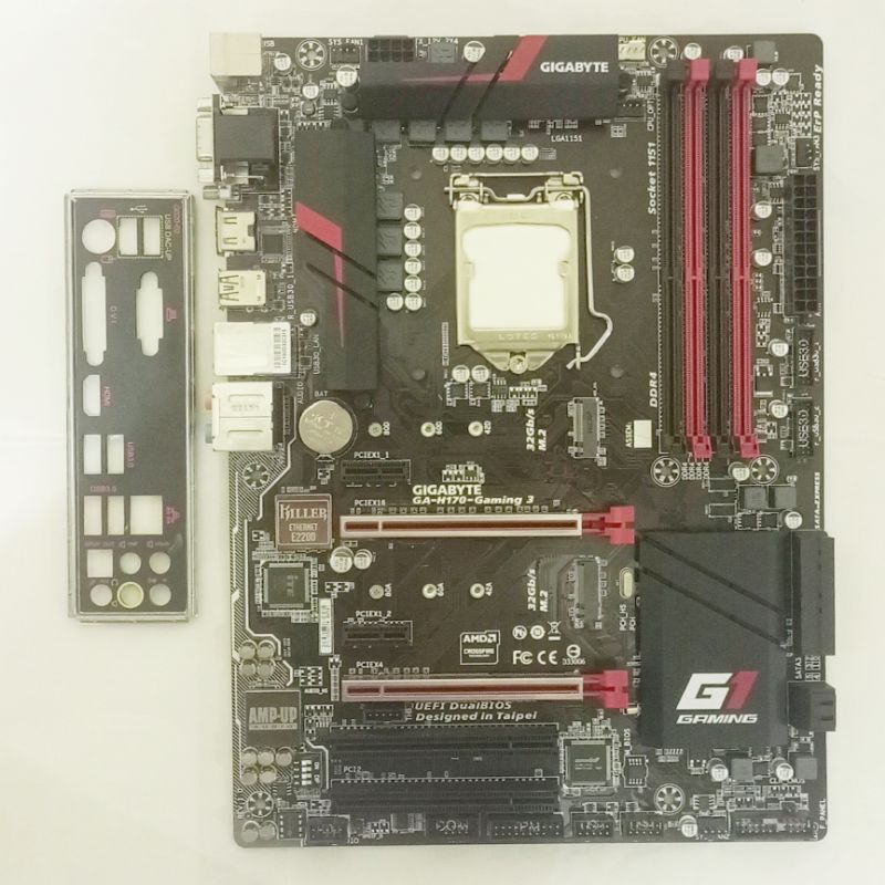 Jual Gigabyte H170 Gaming 3. LGA1151 Gen6 & Gen7. VGA onboard HDMI, Dual slot PCI-E & M2 SSD ...