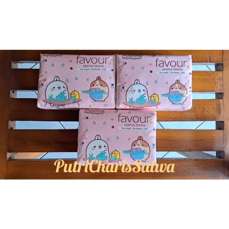 Jual Tisu Favour Molang 120 sheets | Shopee Indonesia