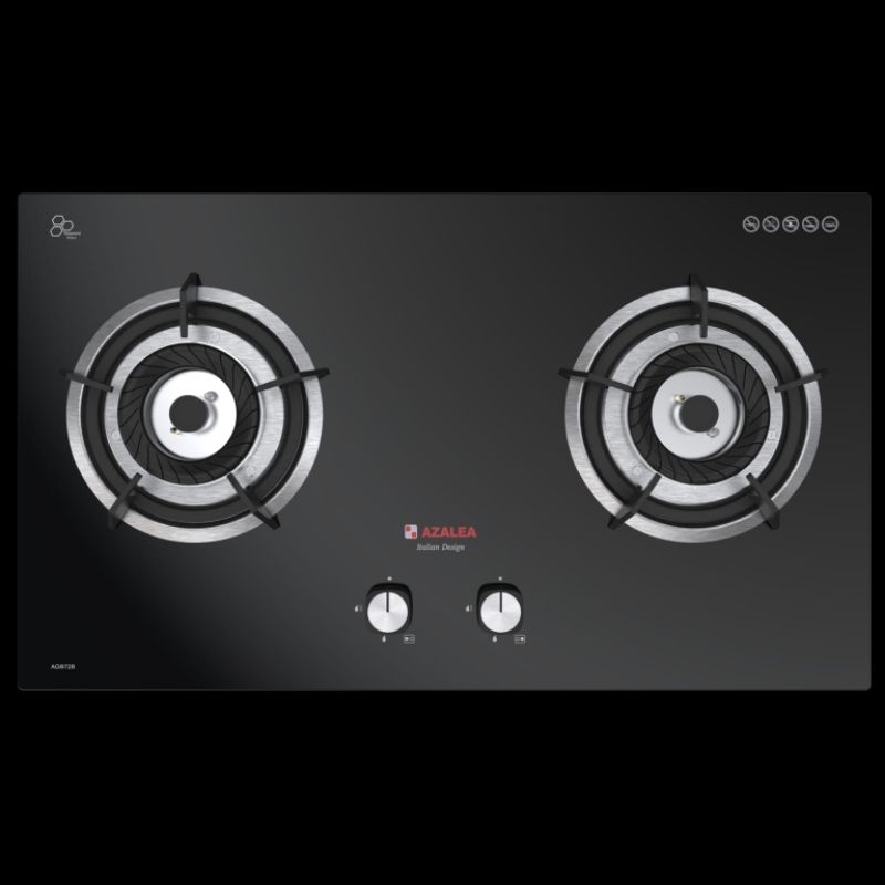 Jual kompor gas tanam 2 tungku AZALEA AGB72B BLACK | Shopee Indonesia