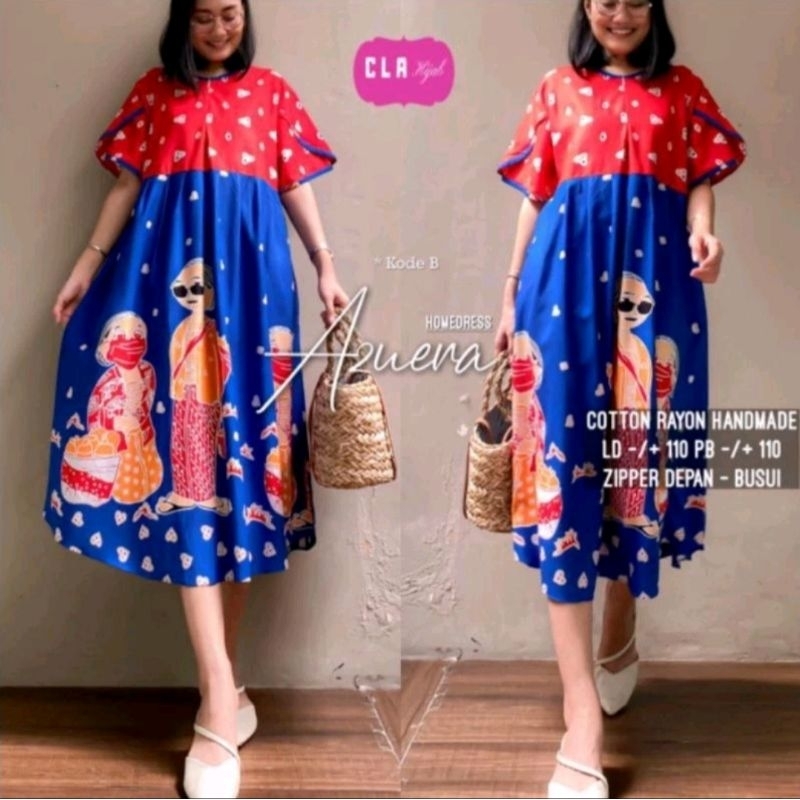 Jual SEMERBAK BATIK ORI SEKDRES DASTER PAYUNG JELITA HOMEDRESS KEKINIAN ...