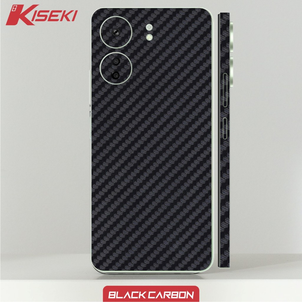 Jual Kiseki Skin Redmi 13C Back&side Case Carbon Leather Custom ...