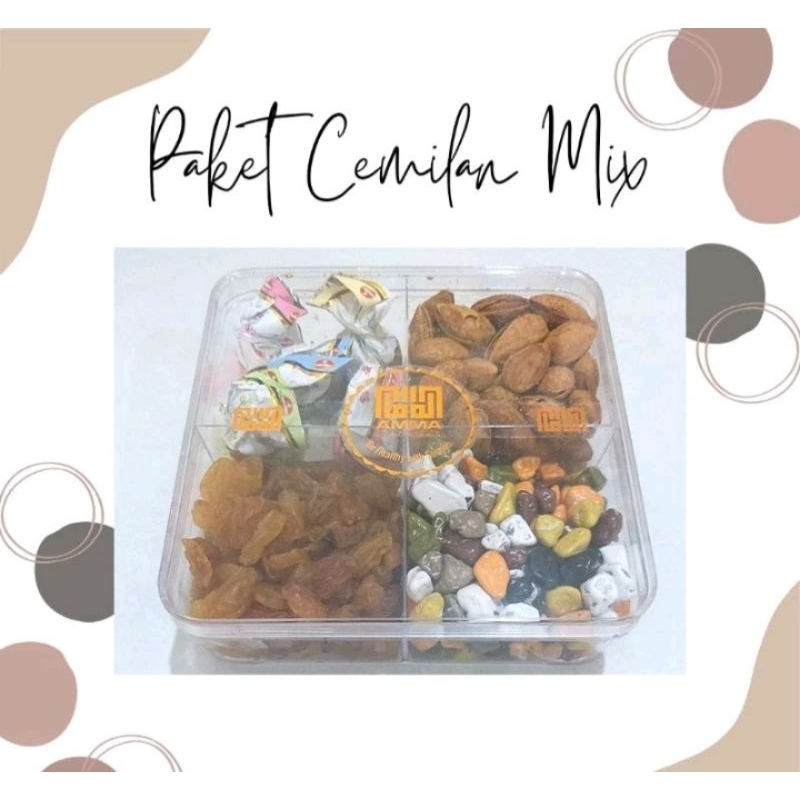 Jual Paket mix cemilan 4in1 sehat high quality -paket cemilan/snack ...