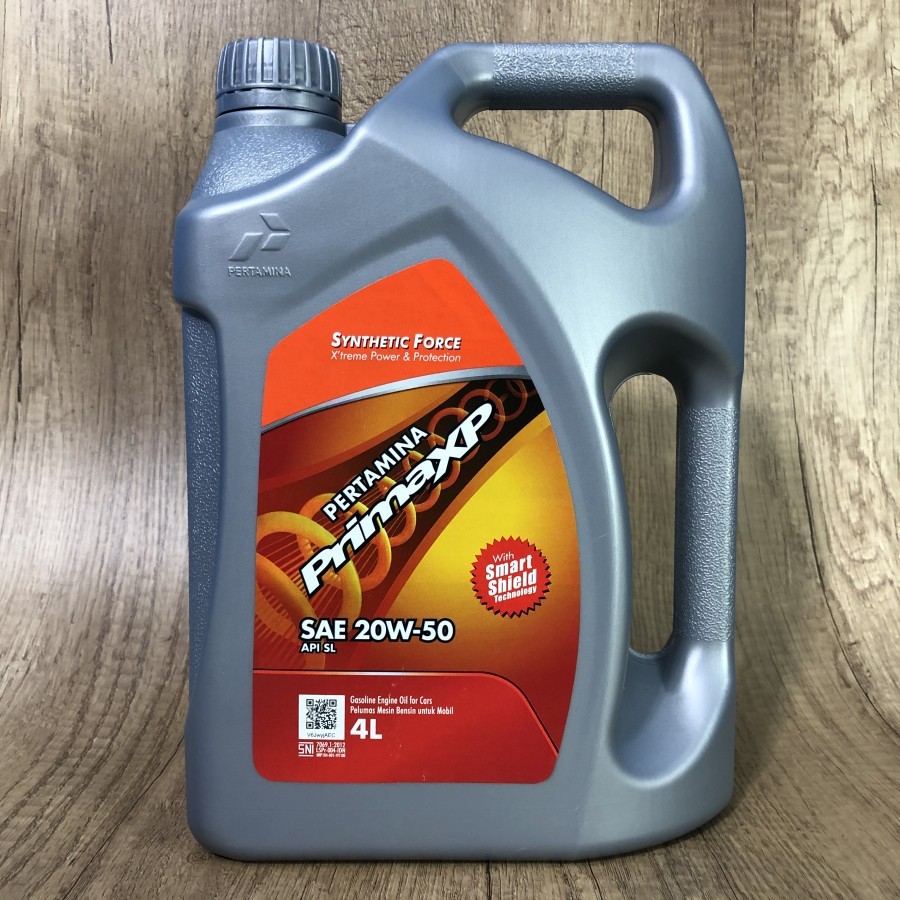 Jual Oli Mesin Prima XP 20W-50 4 Liter / Oli Mobil Pertamina Original ...