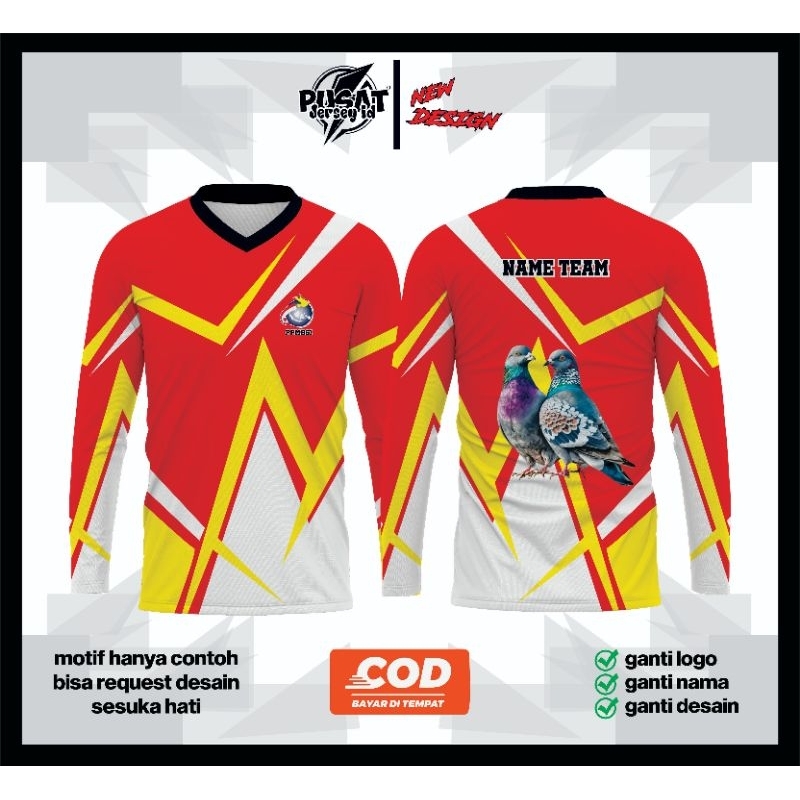 Jual JERSEY MERPATI FREE REQUEST DESAIN DAN BISA SATUAN | Shopee Indonesia