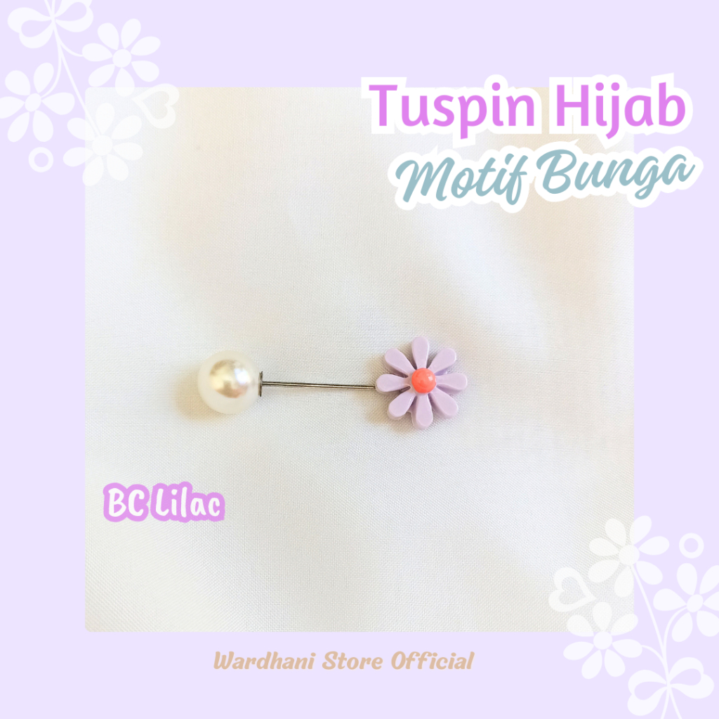 Jual Tuspin Hijab Motif Bunga || Tusuk Pin Hijab Cantik | Shopee Indonesia