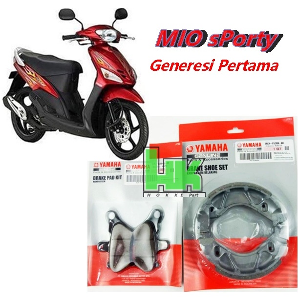 Jual Paket Dispad Kampas Rem Depan Belakang Mio Sporty/Mio 2004-2007 | Shopee Indonesia