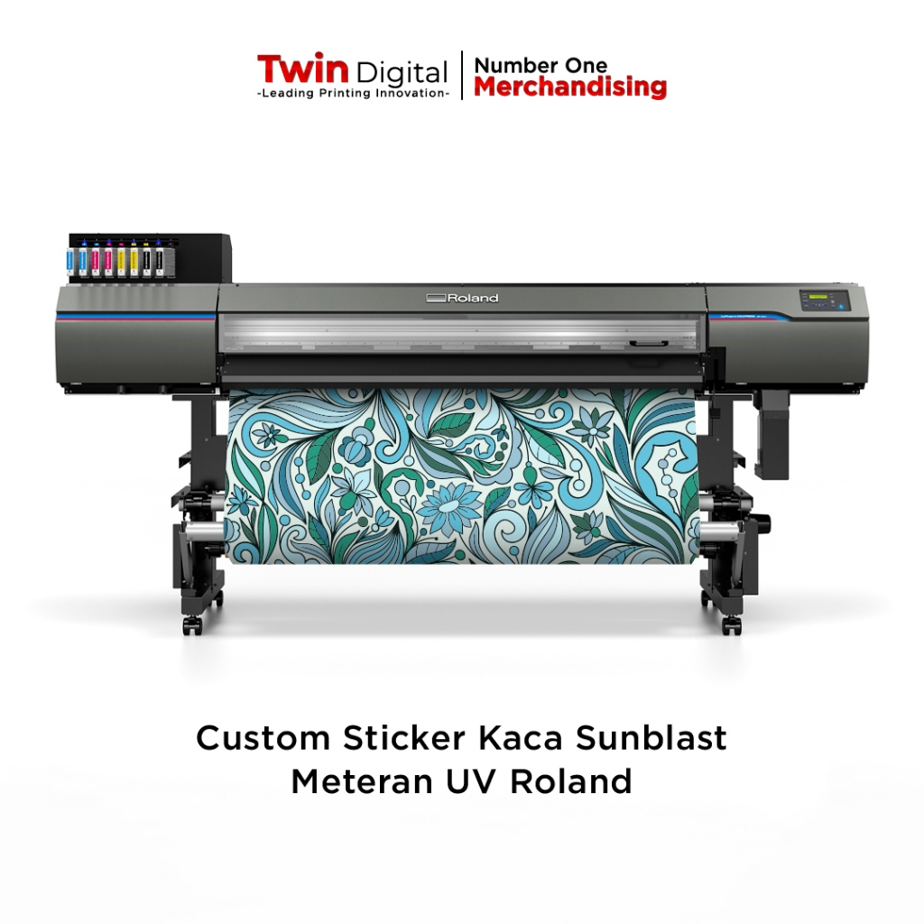 Jual Twindigital Cetak Sticker Sunblast UV Roland Kaca Meteran Spanduk ...