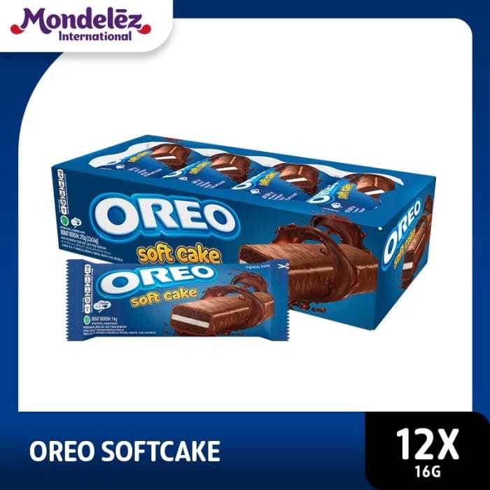 Jual Oreo Soft Cake Kemasan Baru | Isi 12 pcs @16 g | Shopee Indonesia