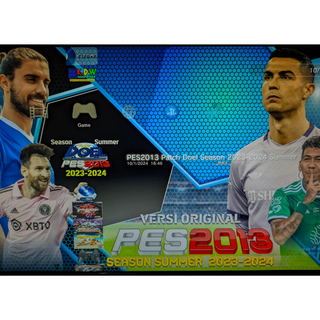 Jual DVD Kaset Game PS3 PKG Multiman HEN Pro Evolution Soccer PES 2013 ...