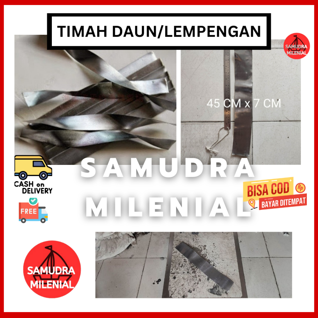 Jual Pemberat Timah Daun /Timah Lembaran Pemberat 45 x 7 cm HARGA 1 ...