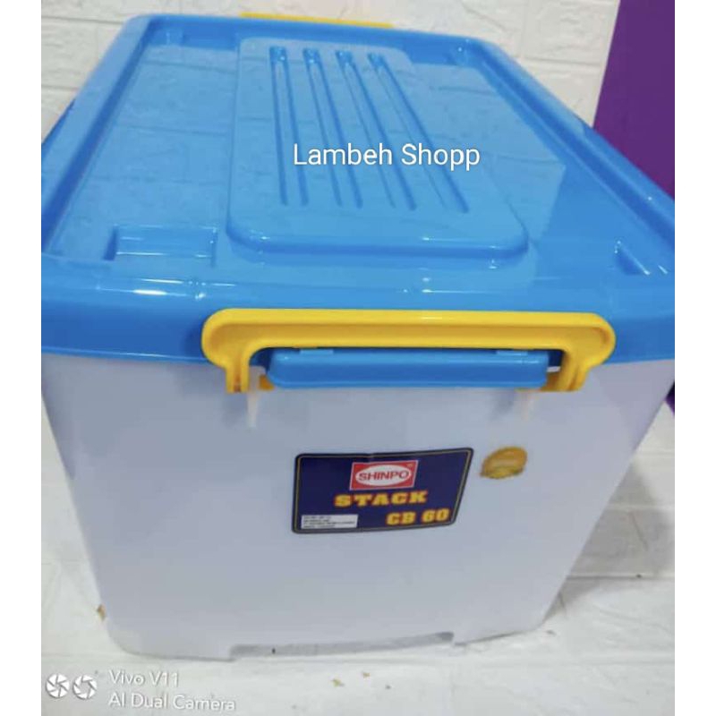 Jual Box container merk shinpo CB 60 Ukuran 60 liter Batam | Shopee ...