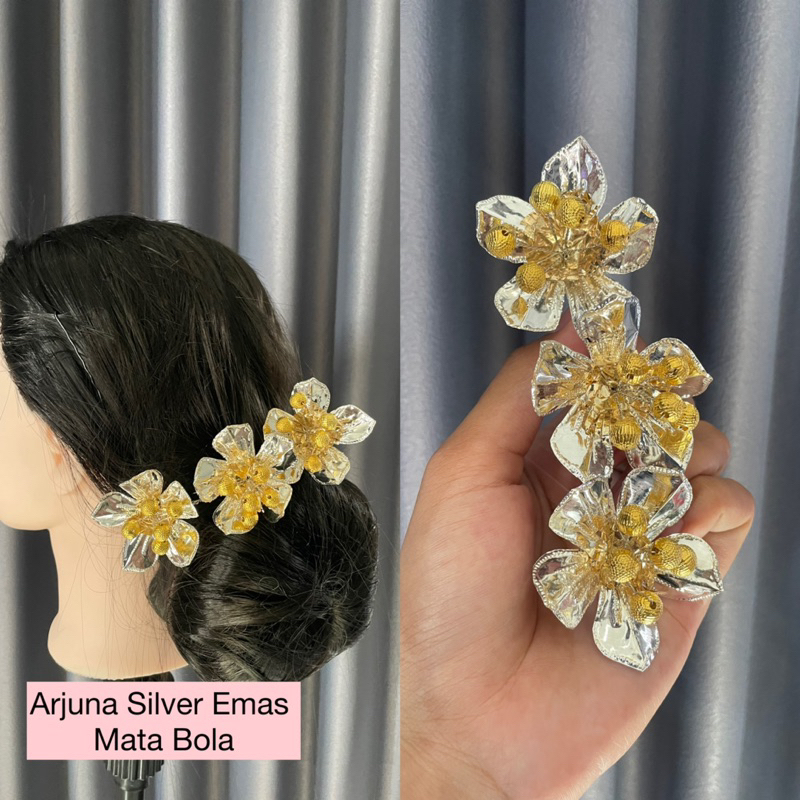 Jual semanggi bali arjuna silver emas mata bola | Shopee Indonesia