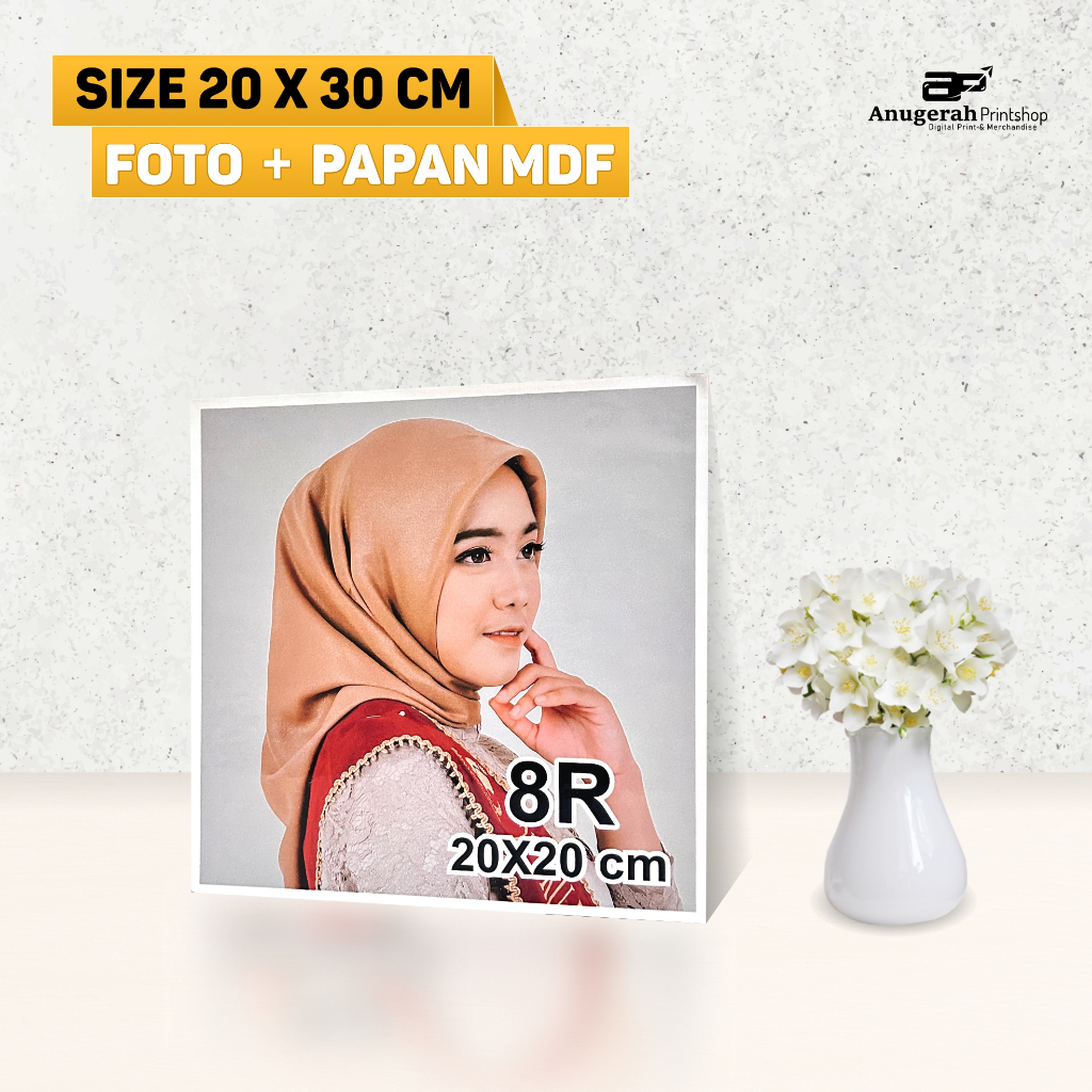 Jual Cetak Photo Bingkai Mdf Ukuran Besar 8r| 10r| 12r| 12rp| 16r ...
