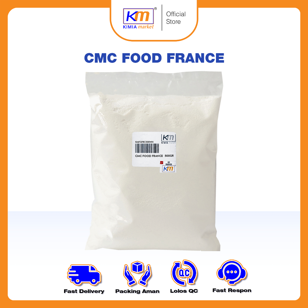 Jual CMC Food 500gr ex France / SODIUM CARBOXYMETHYL CELLULOSE / CMC ...
