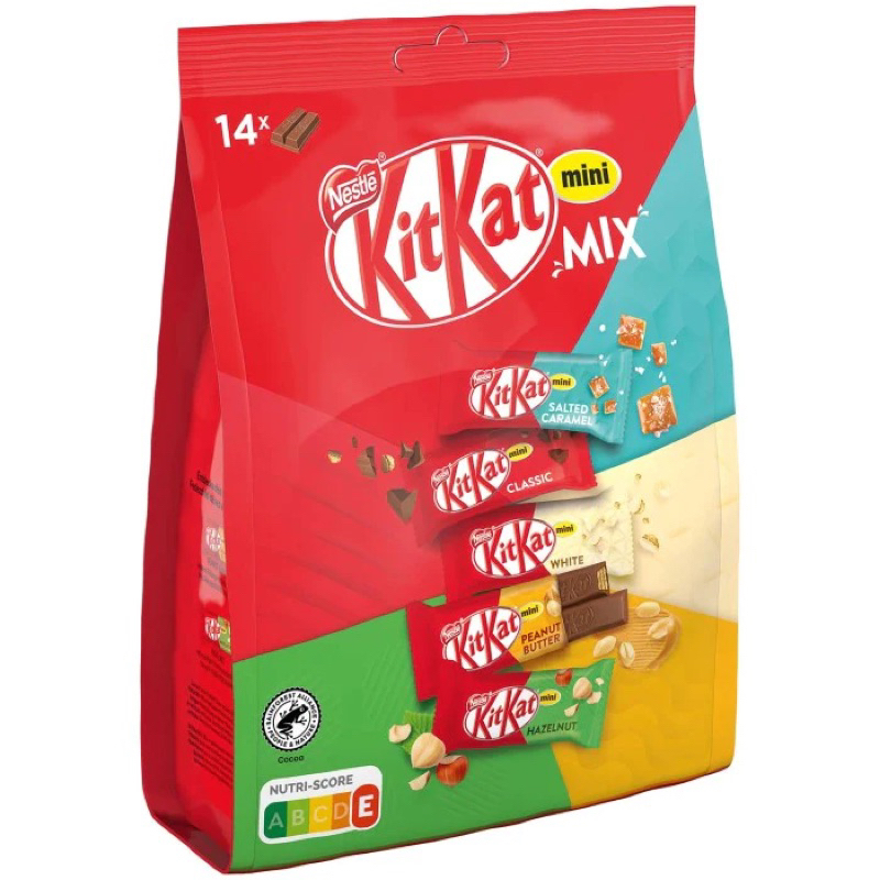 Jual Coklat Nestle KITKAT Mini Mix 197gram isi 14pcs asal Eropa ...
