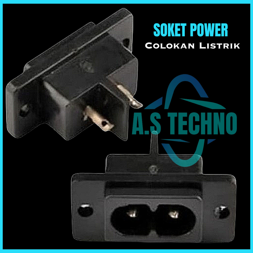 Jual Soket AC angka 8 Standar Power Outlet Socket Switch Colokan Listrik | Shopee Indonesia