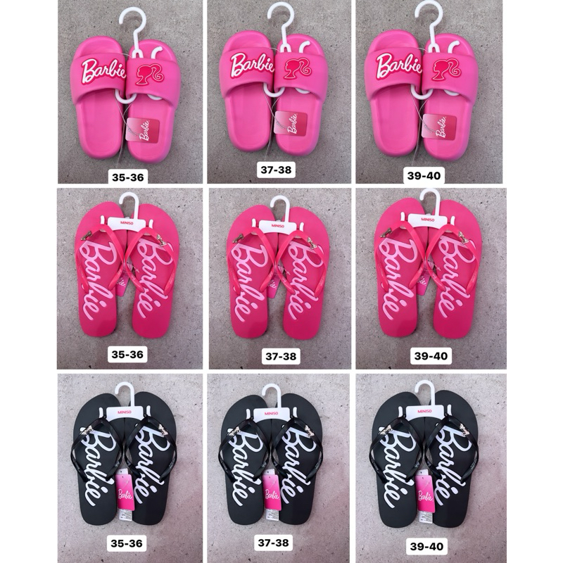 Jual sendal imut Miniso x Barbie | Slipper Barbie | Crosss Barbie ...