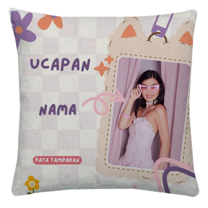 Jual CUSTOM BANTAL FOTO 1sisi 40x40 30x30 WISUDA,BANTAL KADO PERNIKAHAN ...