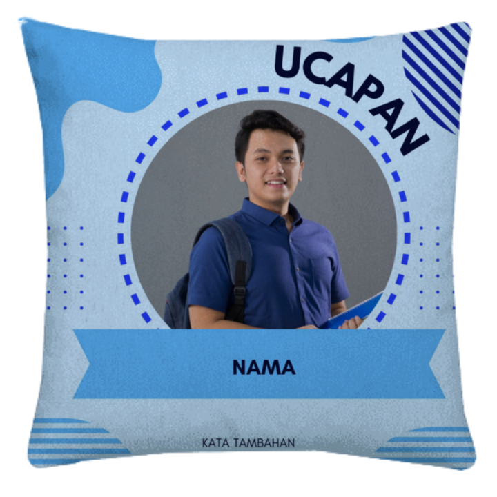 Jual CUSTOM BANTAL FOTO 1sisi 40x40 30x30 WISUDA,BANTAL KADO PERNIKAHAN ...