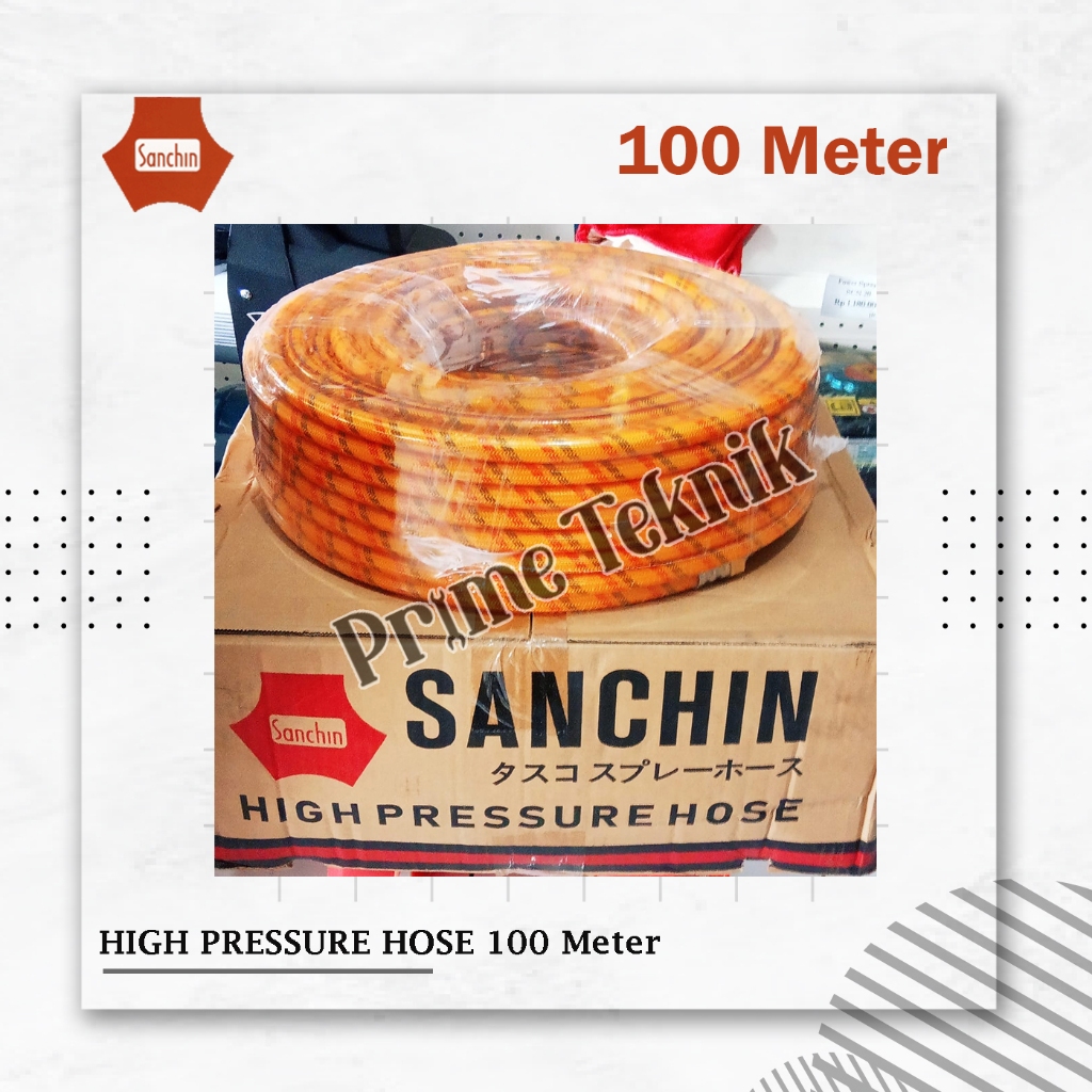Jual Selang Steam Tornado 100 Meter SANCHIN 100M High Pressure Hose ...