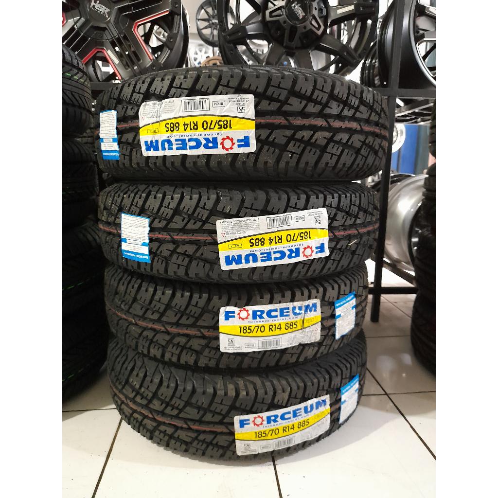 Jual BAN MOBIL TUBLES KEMBANGAN AT MERK FORCEUM UKURAN 185 70 RING 14 ...