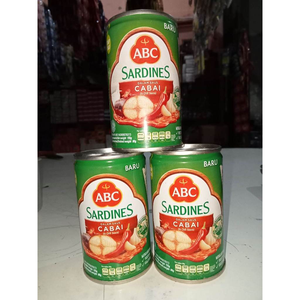 Jual Sarden ABC 155 gram Ikan Kaleng | Shopee Indonesia