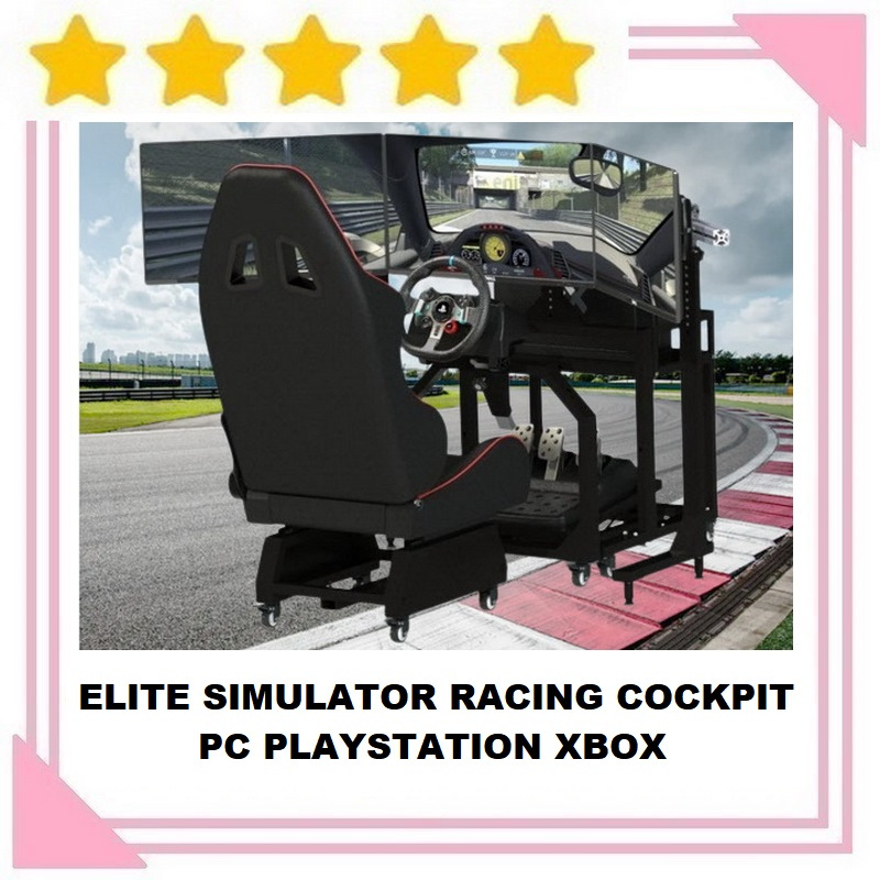 Jual Elite Racing Cockpit Simulator Gaming Seat Kursi Sim Gameseat ...