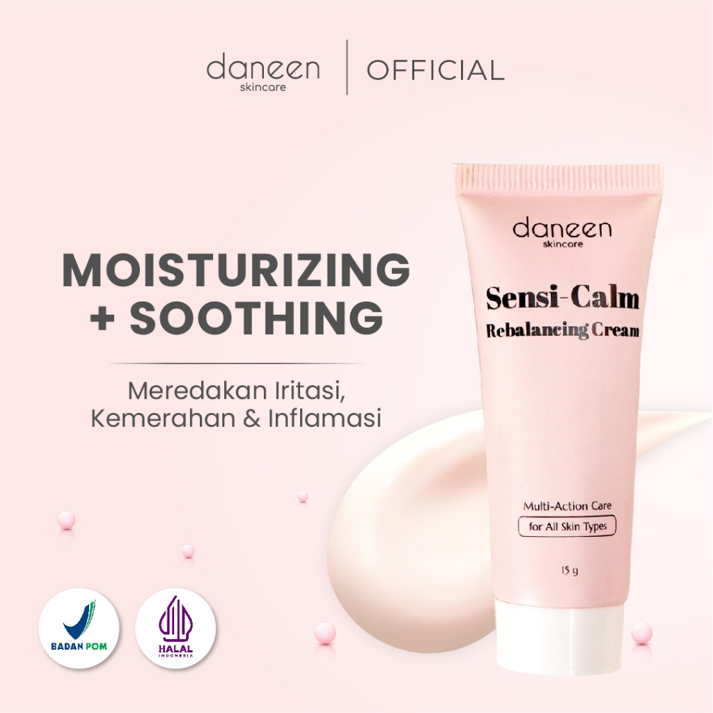 Jual Daneen Moisturizer Sensi-Calm Rebalancing Cream 15gr | Soothing Cream, Anti Iritasi ...