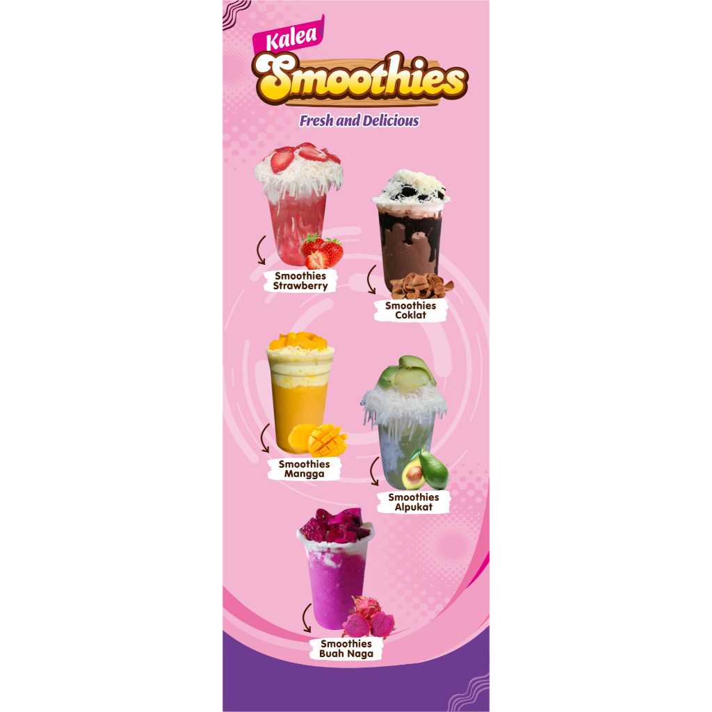 Jual SPANDUK BANNER SMOOTHIES/SMOTHIES | Shopee Indonesia