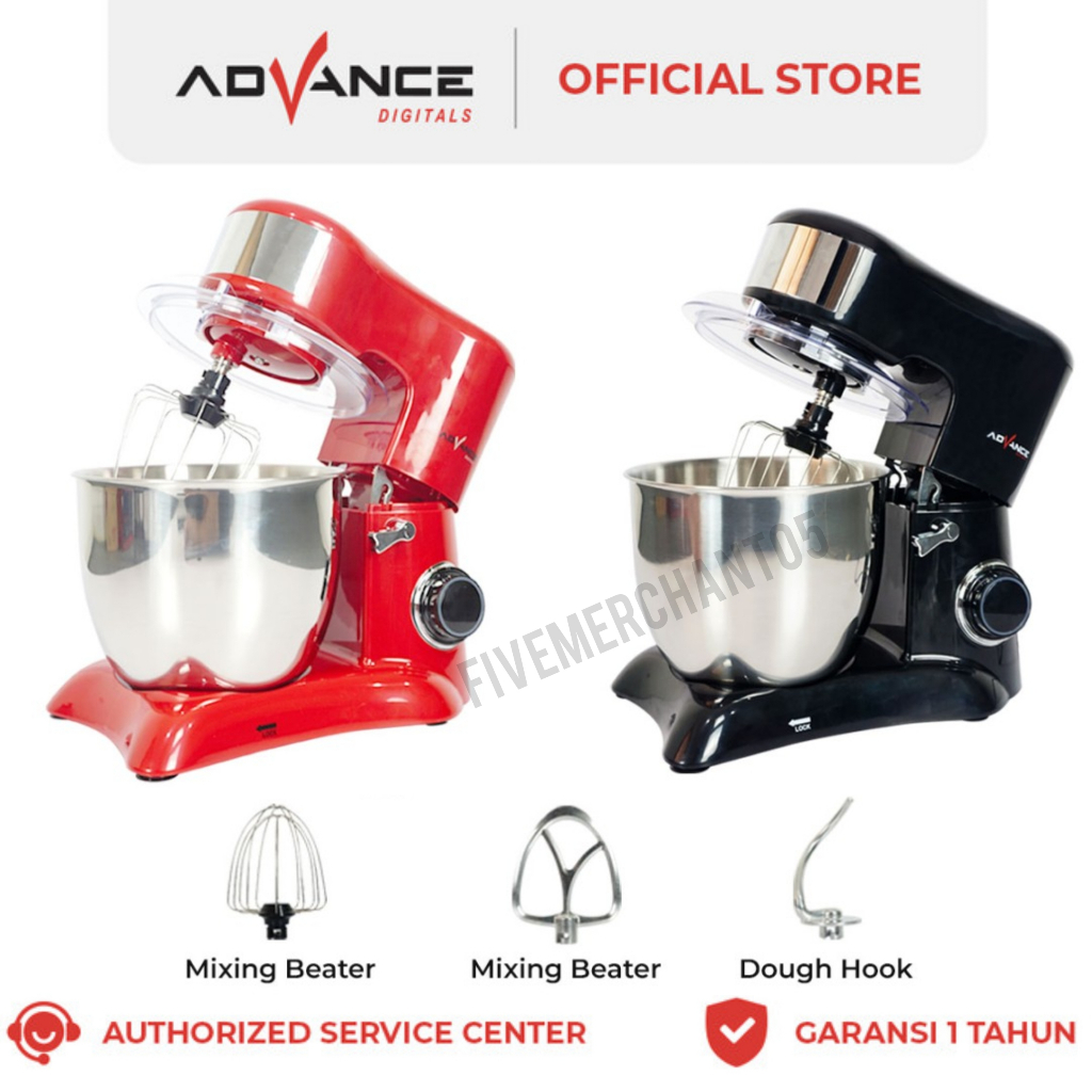 Jual Stand Mixer Jumbo Advance SMX 55A 5.5 Liter Big Adonan Mixer Duduk ...