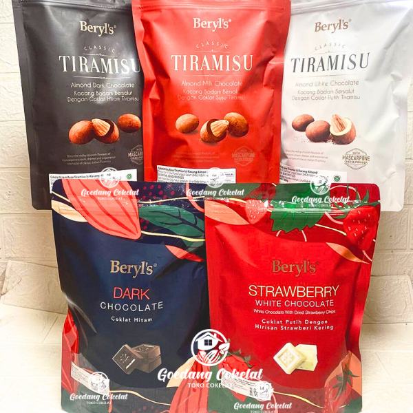 Jual Beryl's Classic Tiramisu Almond Green Tea Milk White Dark ...