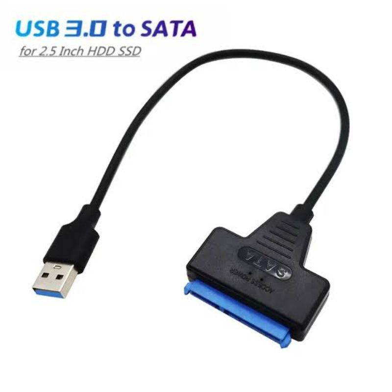 Jual kabel SATA to USB 3.0 HDD / SSD 2,5" Laptop Adapter - Black ...