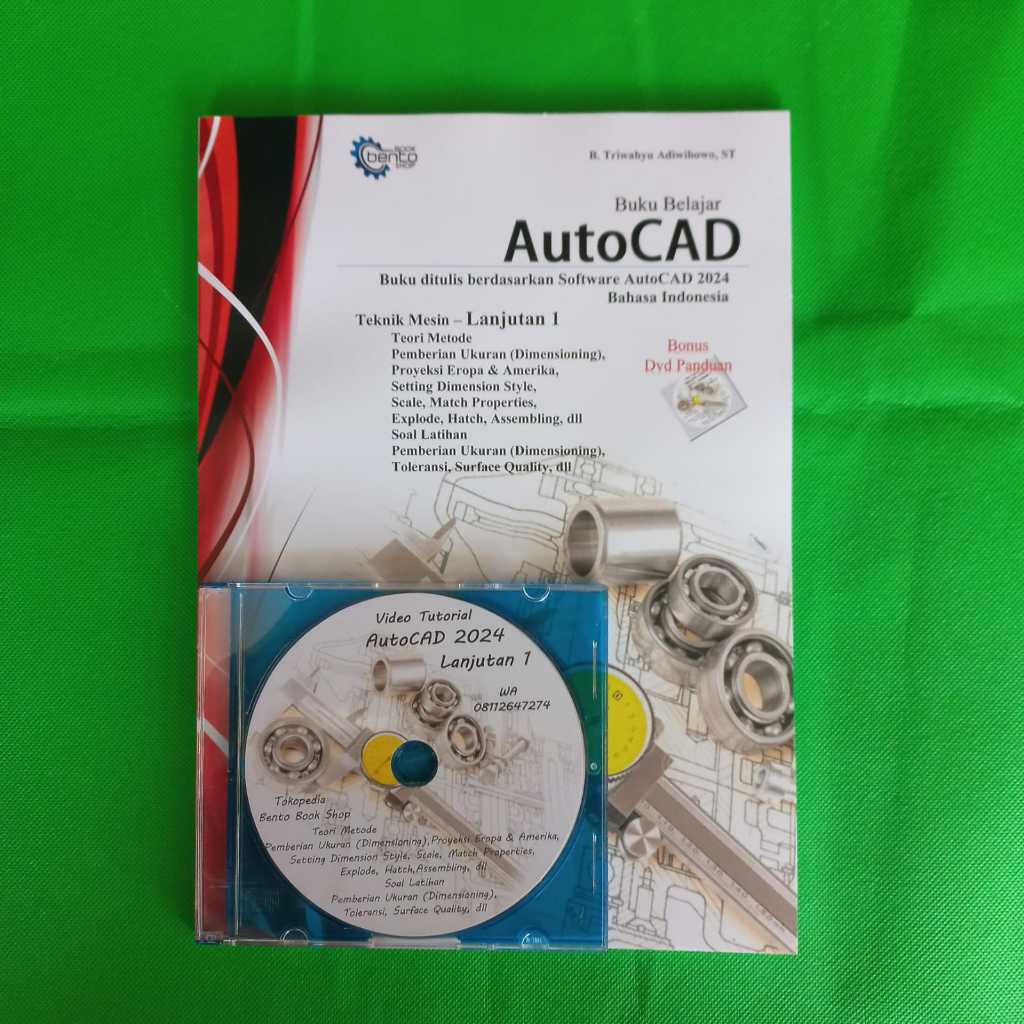 Jual Buku AutoCAD 2024 Lanjutan 1 + Dvd Tutorial | Shopee Indonesia