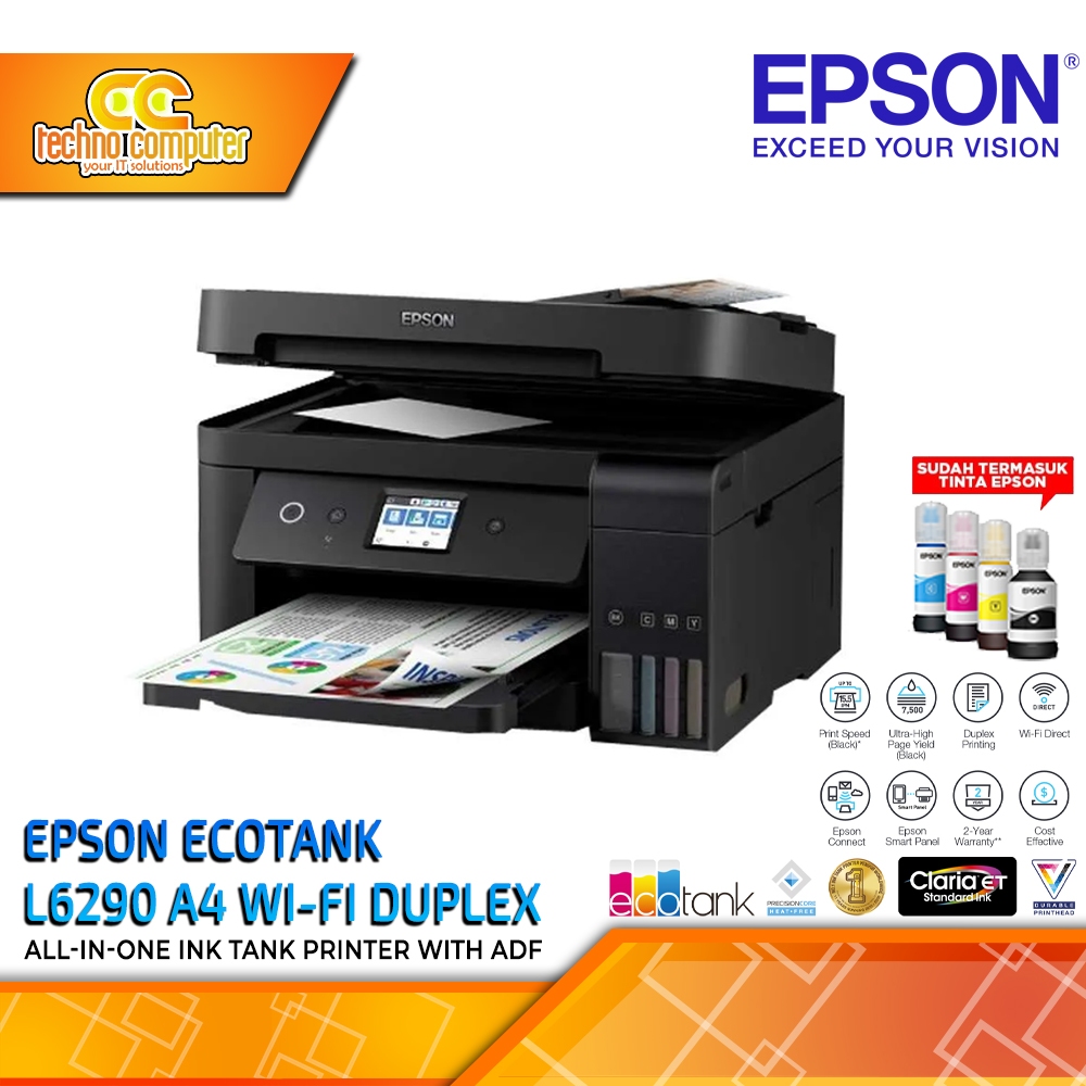 Jual PRINTER EPSON L6290 A4 Ecotank Wi-Fi Duplex All-in-One InkTank ...