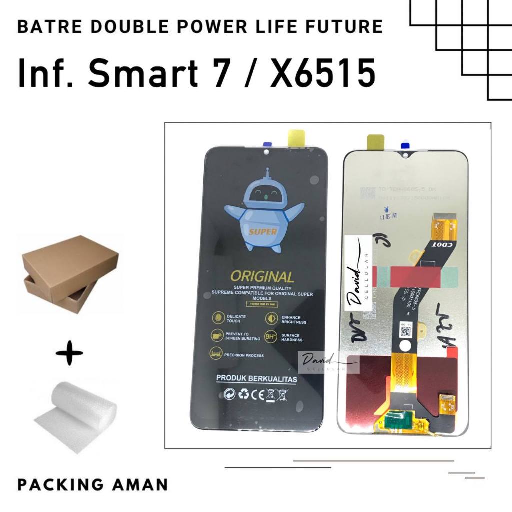 Jual LCD TOUCHSCREEN INFINIX SMART 7 X6515 FULLSET | Shopee Indonesia