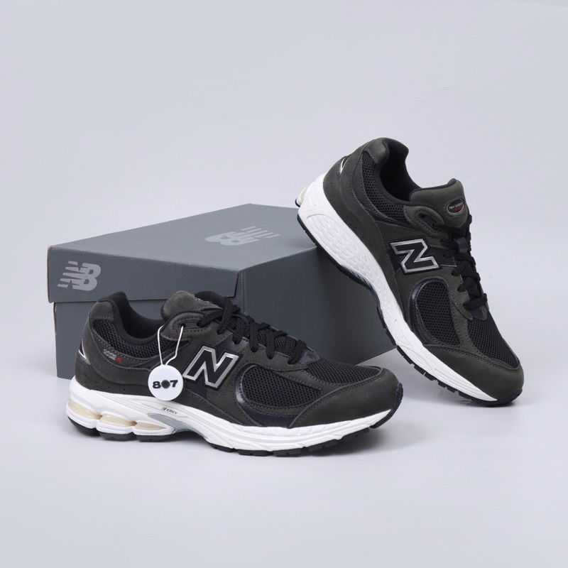 Jual New Balance 2002R Black Grey | Shopee Indonesia