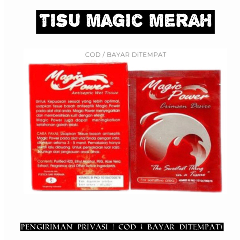 Jual Magic Power Merah/Tissu Tahan Lama Extra Strong | Shopee Indonesia