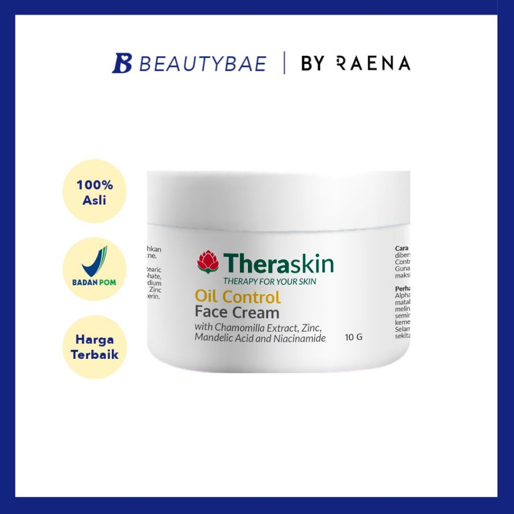 Jual Theraskin Oil Control Face Cream | 10 g | Shopee Indonesia