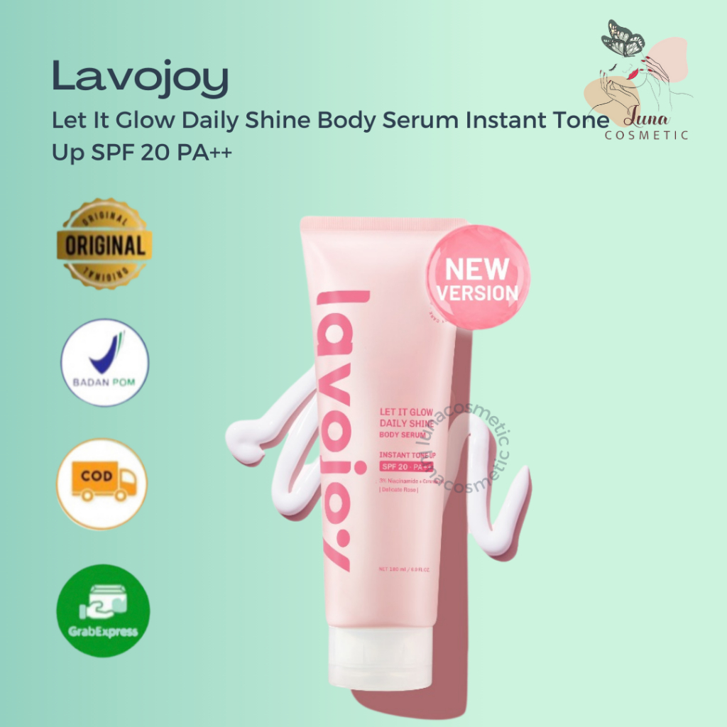 Jual [NEW LAUNCH] LVJ lavojoy Let It Glow Daily Shine Body Serum ...