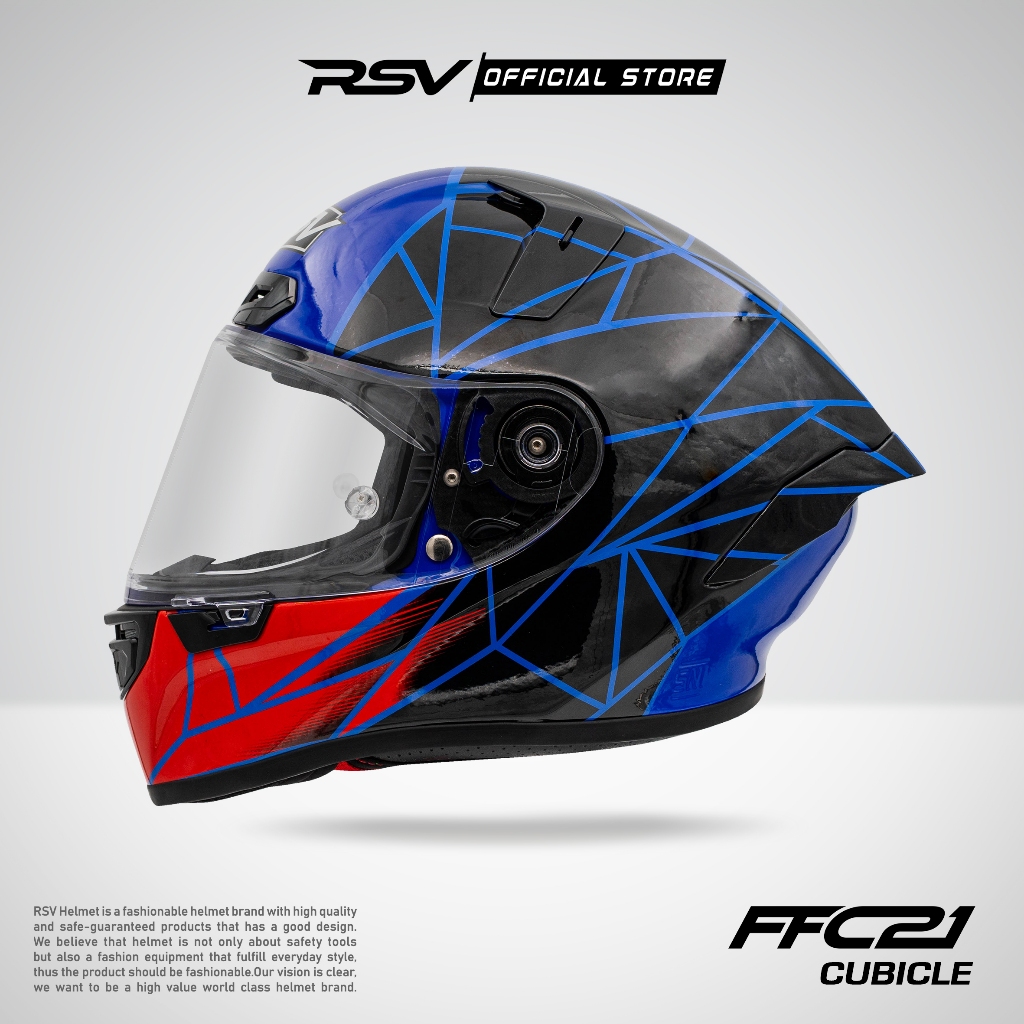 Jual HELM RSV FFC21 FIBER COMPOSITE CUBICLE | Shopee Indonesia