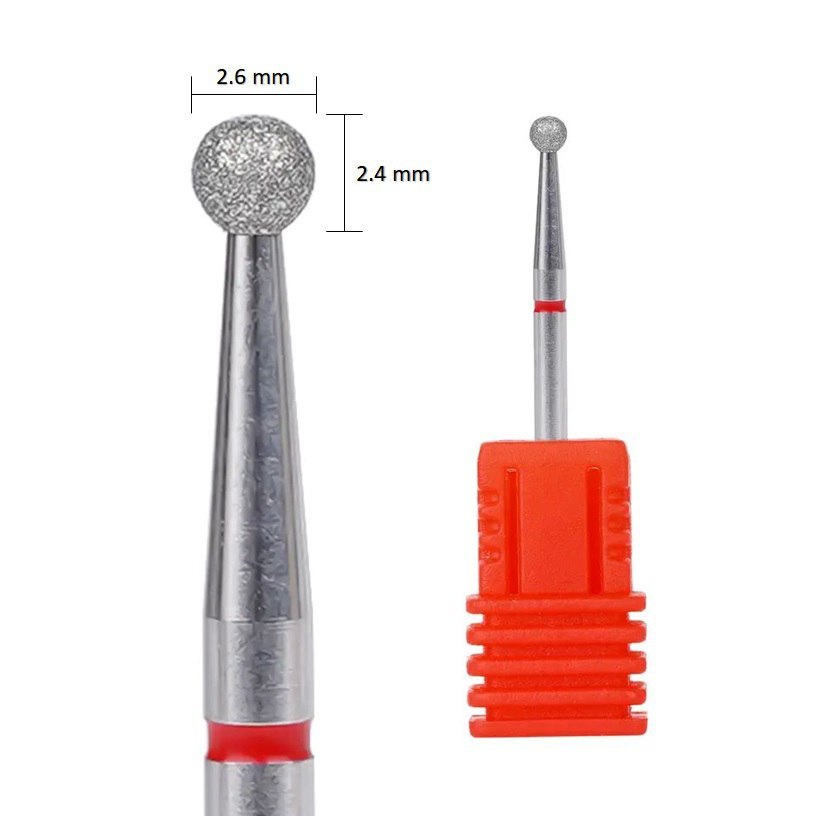 Jual Diamond Flame Bits Ball Bits Frustum Bits Nail Art Drill Bits ...