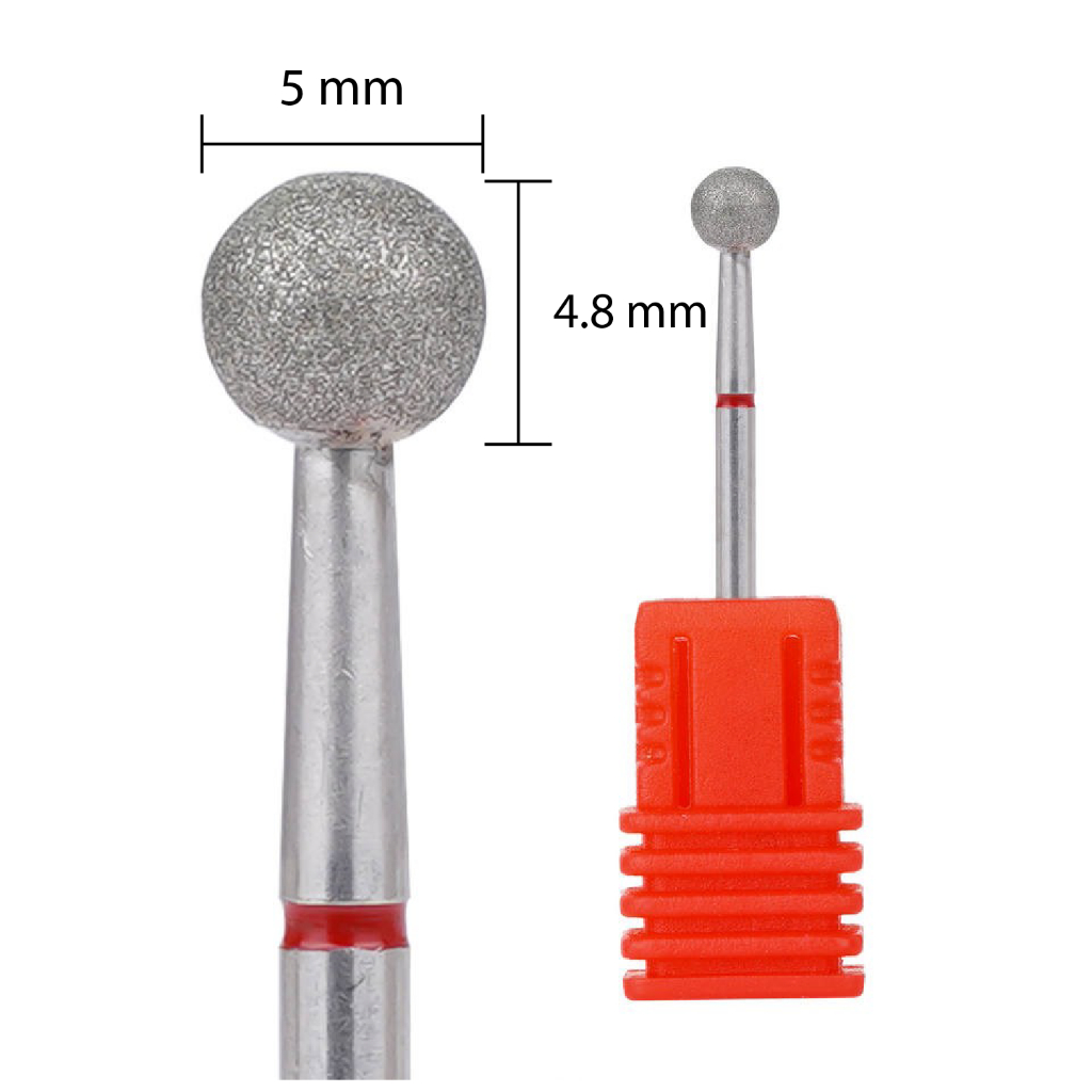 Jual Diamond Flame Bits Ball Bits Frustum Bits Nail Art Drill Bits ...