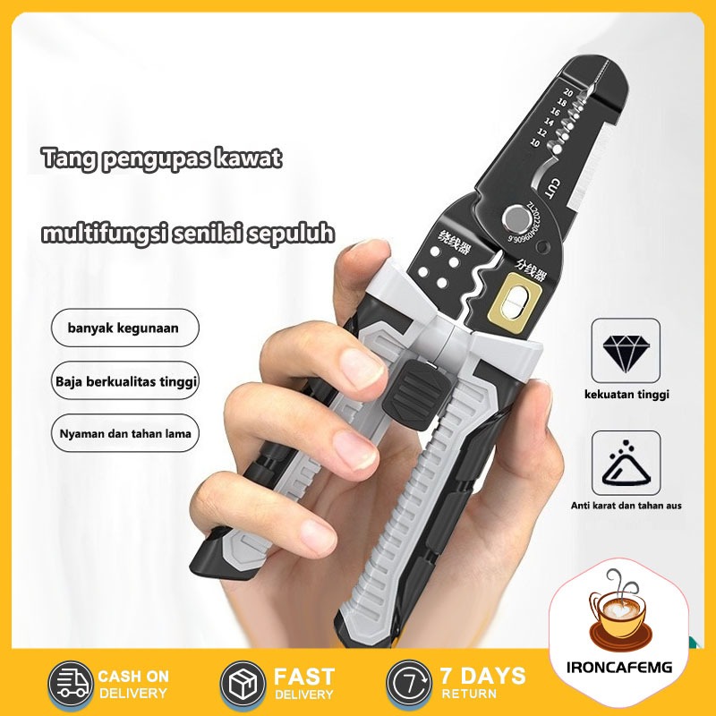 Jual 10in1 Tang Kabel Multifungsi Wire Cutter Pliers Tang Tukang ...