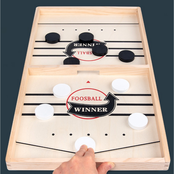 Jual TBOSS Mainan Slingpuck Board Carom Battle Game Mainan Papan Kayu ...