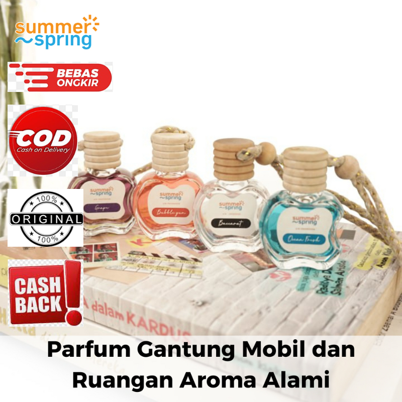 Jual Pengharum Ruangan Gantung Botol Apel Penghiang Bau Apek Rokok ...