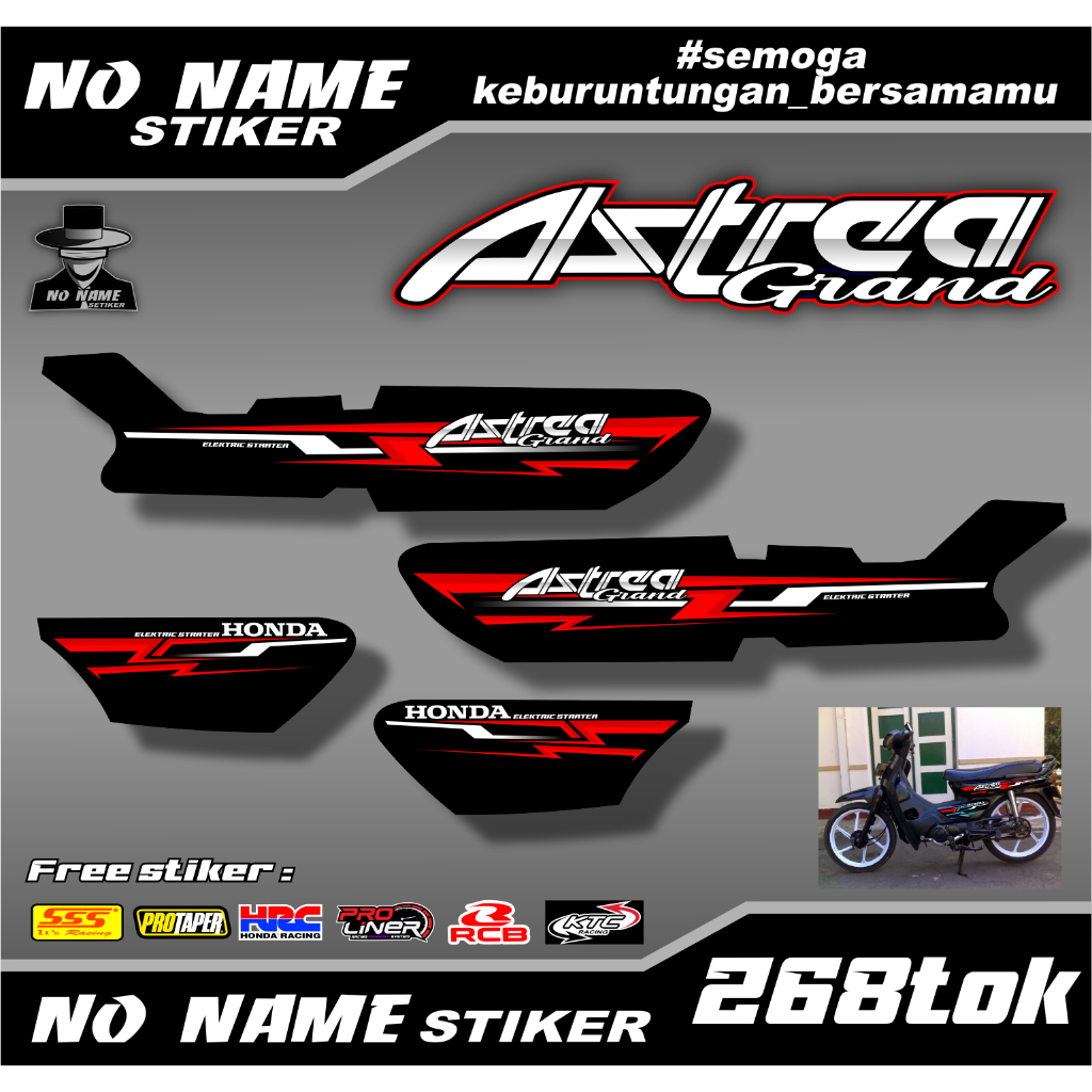 Jual Stiker Striping Astrea Grand Variasi | Stiker Astrea Grand ...