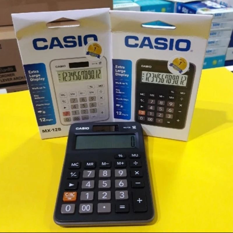 Jual Kalkulator Casio Mx-12b ( kalkulator dekstop asli casio) | Shopee Indonesia